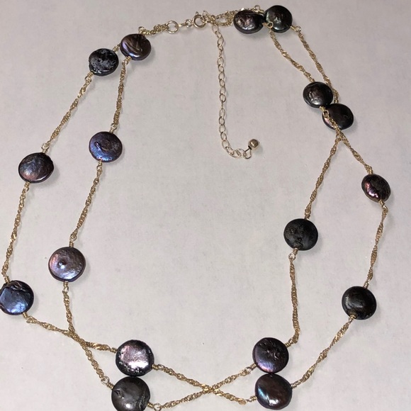 Jewelry | Fas Abalone Floating 2 Strand Necklace 16 Ss925 | Poshmark